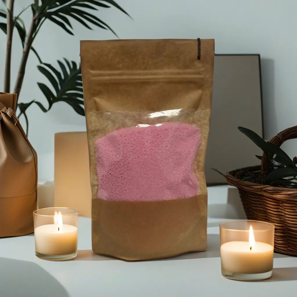 Birus BLIZGUS Rožinis Žvakių Vaškas "Barbie World" 300gr + 8 dagtys ...