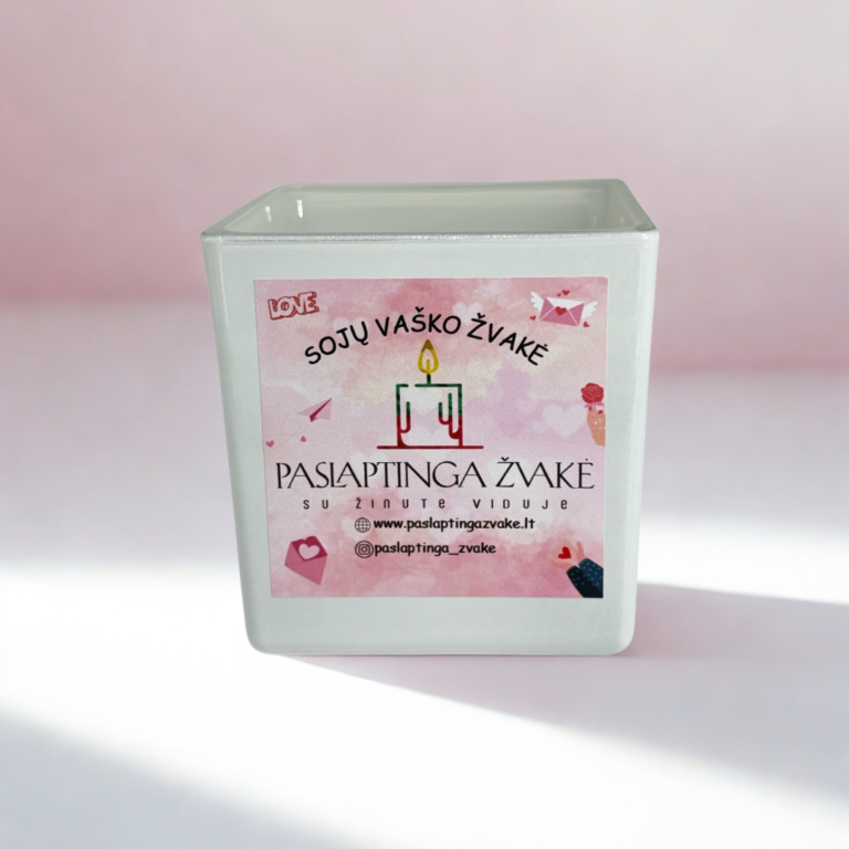 BALTA LOVE Paslaptinga Žvakė su jūsų norima NUOTRAUKA-300ml ...